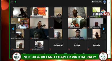 Ndc Uk And Ireland Chapter Hold Rally To Swear In Campaign Committee