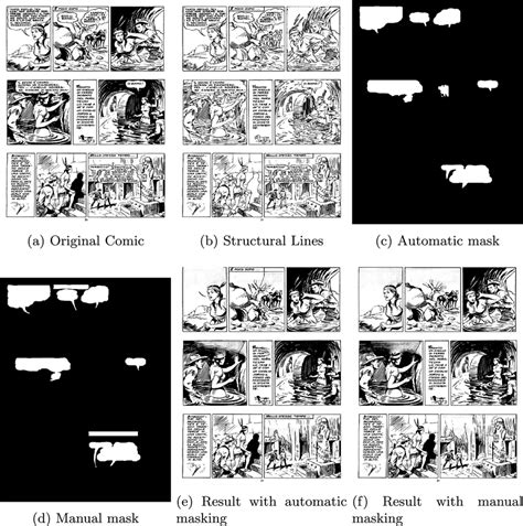 Original Tex Willer Comic Preprocess Outputs And Result Comparison