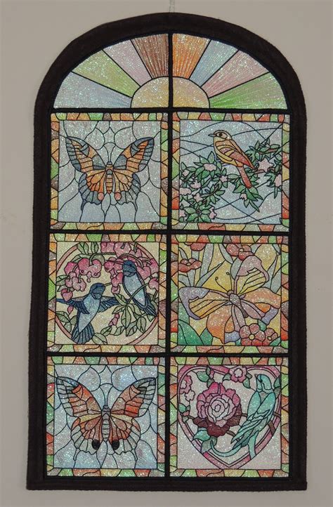 A Very Creative Stained Glass Wall Hanging Bfc Creations Blog