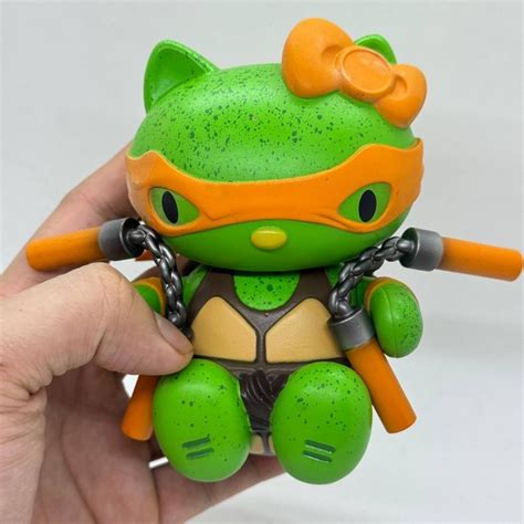Hello Kitty X Tmnt Figurines Sanrio Nickelodeon Teenage Mutant Ninja