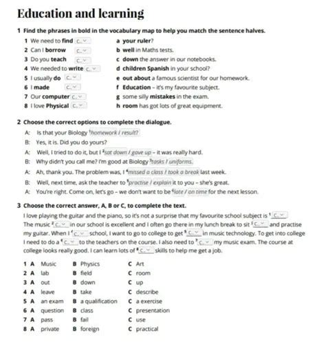 Extra Interactive Worksheet Edform