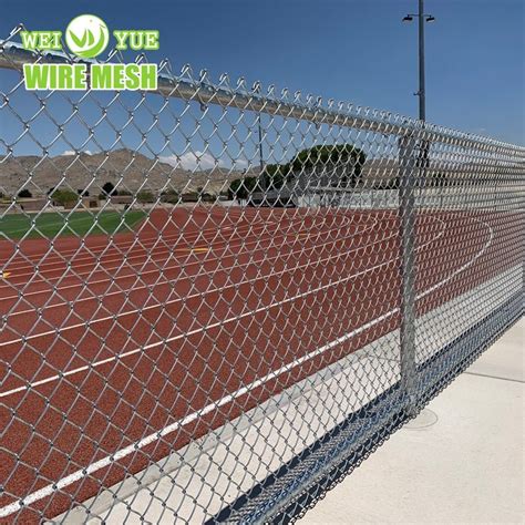 Galvanized Pvc Coated Chain Link Farm Sport Garden Pool Steel Fence