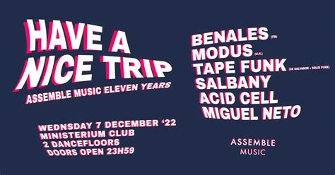 Assemble Music Eleven Years Bei Ministerium Club Lissabon