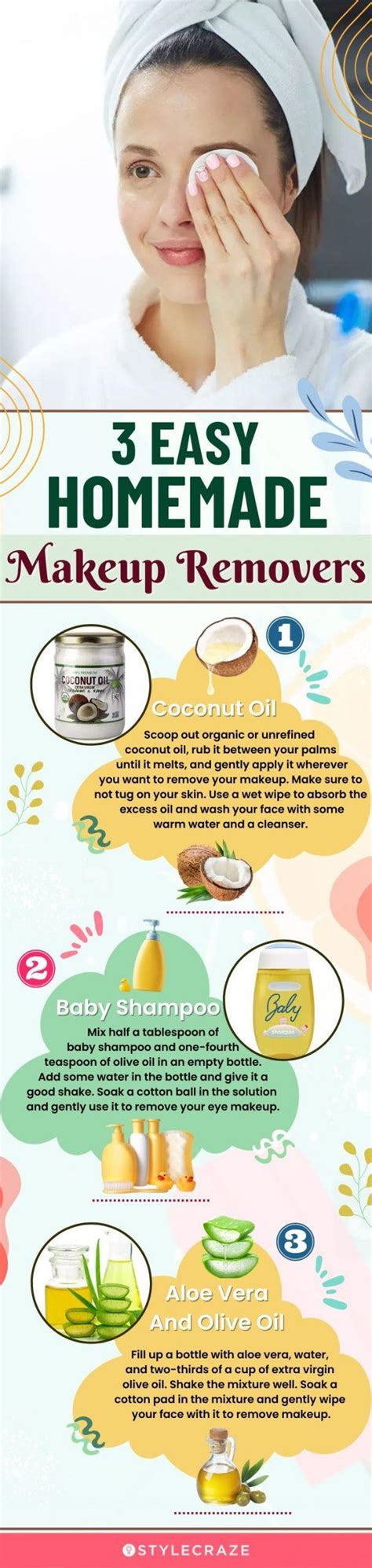 Homemade Natural Makeup Remover Recipe Saubhaya Makeup