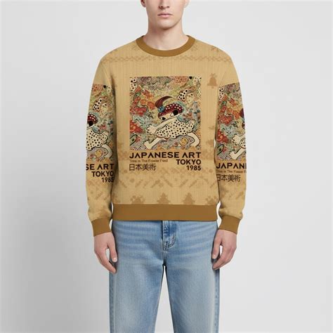 2025 Christmas The Stride Girl Japanese Art Ugly Sweater Grishko