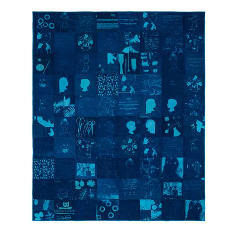 Myquiltcouldlivehere Cyanotype Quilt Wise Craft Handmade