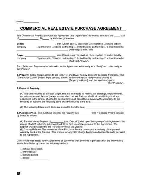 Free Commercial Lease Renewal Agreement Template Pdf