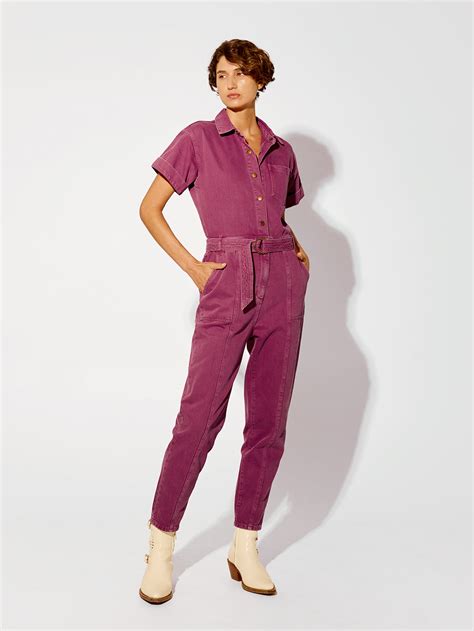 Tahlia Boilersuit Burgundy Kivari