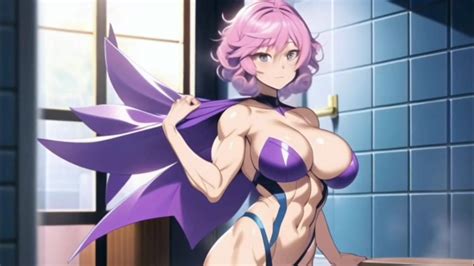 Muscular anime girls hentai compilation 筋肉質のアニメの女の子のエロ編集 animation