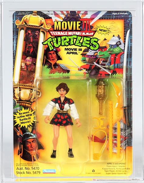 1992 Playmates Teenage Mutant Ninja Turtles Movie Iii Carded Action