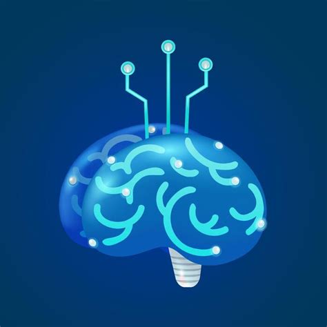 Electronic Brain Vector Art Icons And Graphics For Free Download