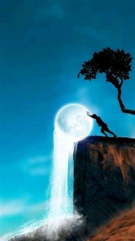 Beautiful Moon Inspirational Moon Art In A Moon Hanging From The Moon
