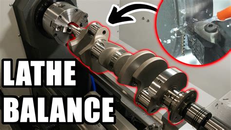 Cnc Lathe Turn Balancing A V8 Crankshaft It Did Not Go Well Youtube