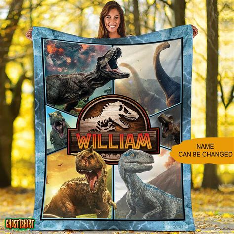 Custom Jurassic World Blanket