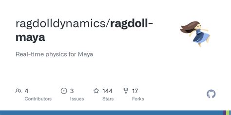 Github Ragdolldynamics Ragdoll Maya Real Time Physics For Maya