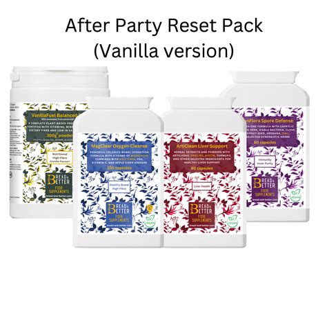 After Party Reset Pack Vanilla Bread And Better