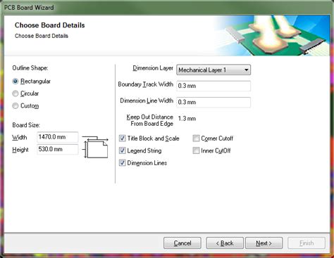 Pcb Design Pcb Dimensions Definition In Altium Designer Electrical