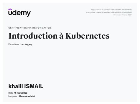 Khalil Ismail On Linkedin Kubernetes Udemy