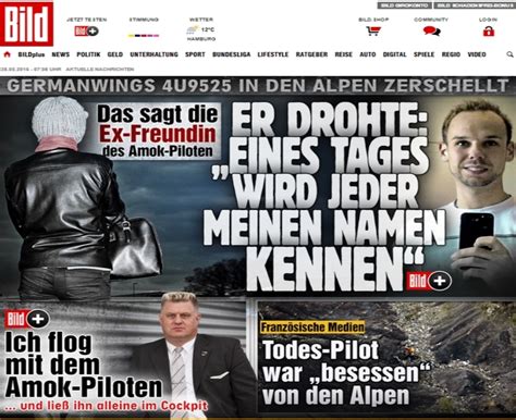 Andreas Lubitz Όλος ο κόσμος θα μάθει το όνομά μου