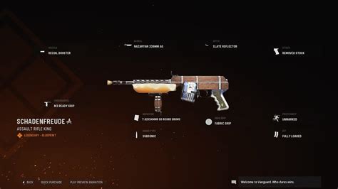 Schadenfreude Cod Warzone And Vanguard Weapon Blueprint Call Of Duty