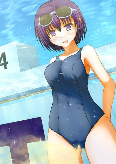 Rule 34 One Piece Swimsuit Peeing Peeing In Pool Peeing Self Peeing