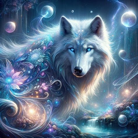 Whimsical Wolf Spirit By Destinyheart25 On Deviantart
