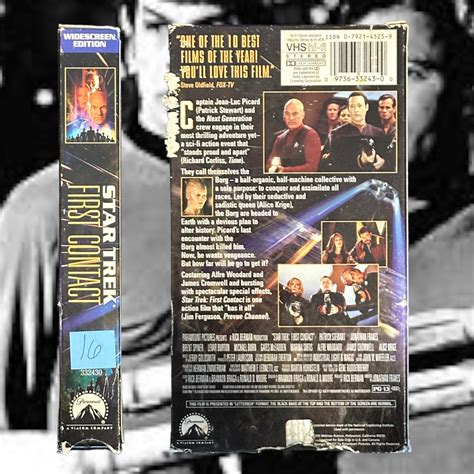 Star Trek First Contact Vhs Tape Etsy