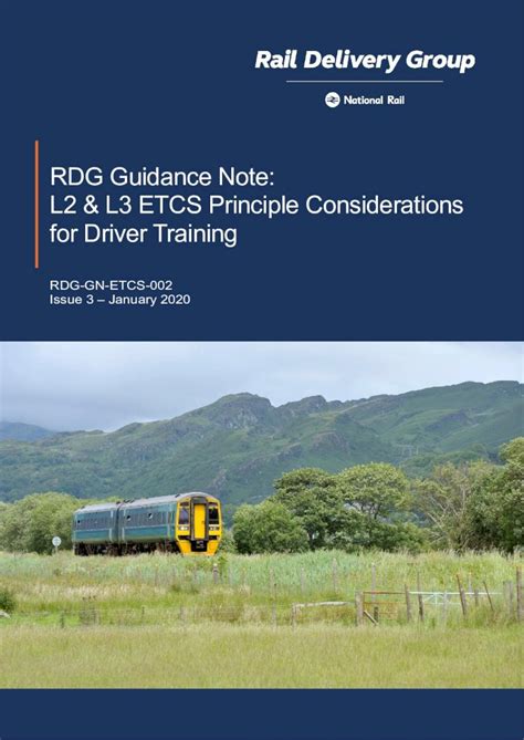Pdf L2 And L3 Etcs Principle Considerations For Driver Training€¦ · 8