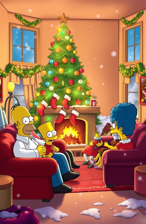 🔥 Free Download Simpsons Christmas Wallpaper By Kristinao42