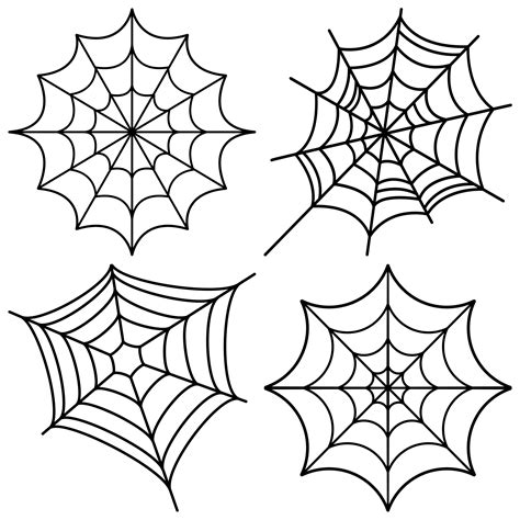 Spider Web Printable Template