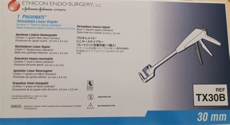 Ethicon Tx30b Proximate Linear Stapler Reloadable