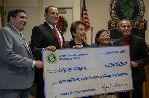 Sen Caballero Boosts Infrastructure Work In Reedley Sanger Mid