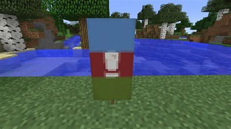 How To Make The National Flag Of Azerbaijan Aze Minecraft Yandex