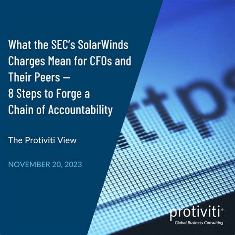 James Mcnatt On Linkedin What The Secs Solarwinds Charges Mean For