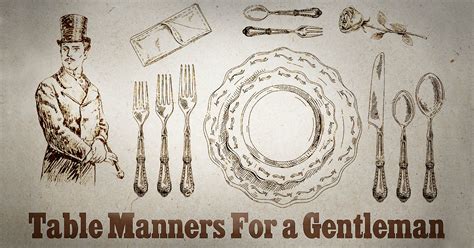 A List Of Table Manners