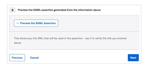SSO Okta SAML Configuration