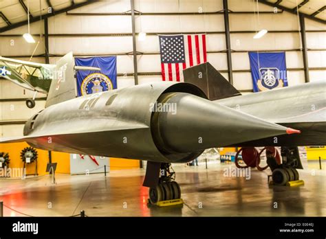 The Engine Nacelle Of The Sr 71 Blackbird Spy Plane At The March Field