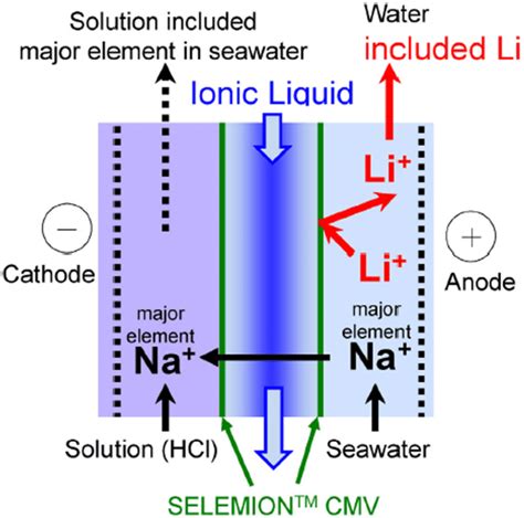 Schematic Diagram Of An Ionic Liquid Membrane Ilm Ed This System Is