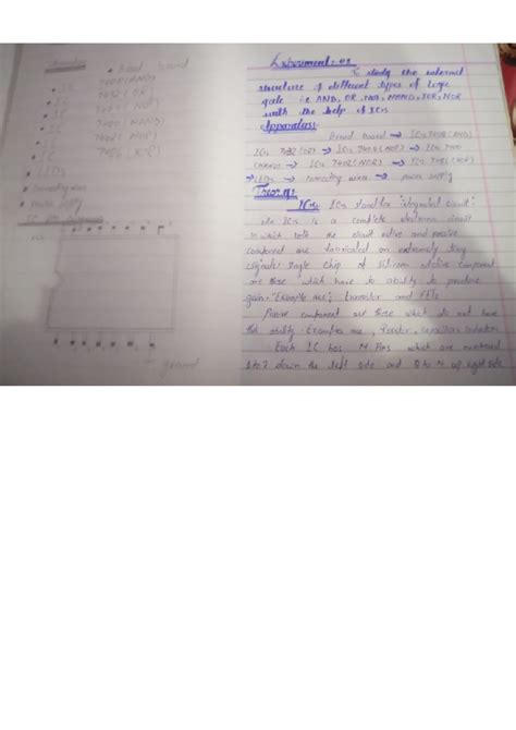 Practical Lab Report Logic Gate Experiments Using Ics 7408 7404 7400