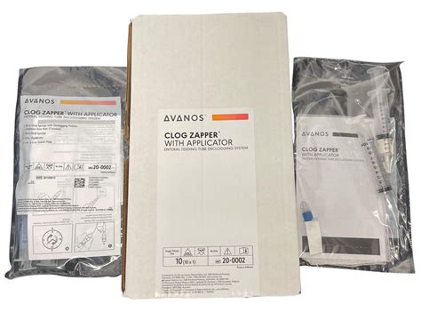 Avanos Clog Zapper Enteral Feeding Tube Declogging System Medisa