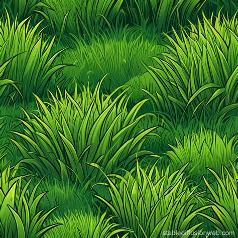 Cartoony Grass Texture Prompts Stable Diffusion Online