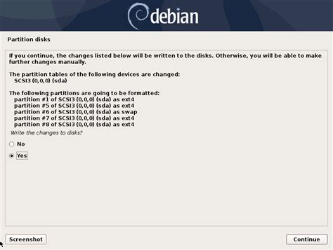 Debian Minimal Installation With Screenshots CentLinux