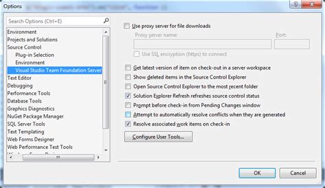 Tfs Is It Possible To Disable The Auto Merge Option In Visual Studio Team System If So