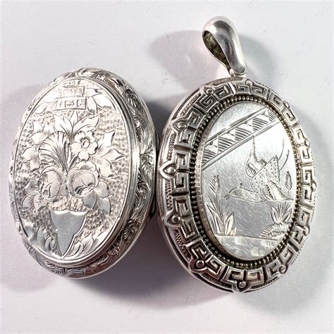 Victorian Sterling Silver Lockets
