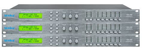 2 Input 6 Output Professional Digital Speaker Audio Processor China