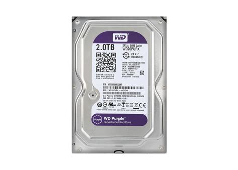 Western Digital Purple Hard Disk Hdd For Videosurveillance Nvr E Dvr