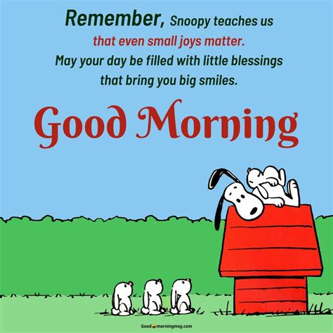 Good Morning Snoopy Charlie Brown And Friends
