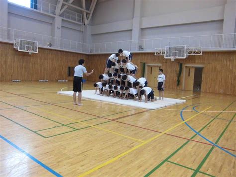 組体操練習から！王子桜中日記