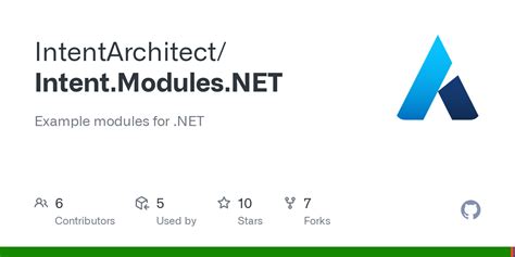 Github Intentarchitectintentmodulesnet Example Modules For Net