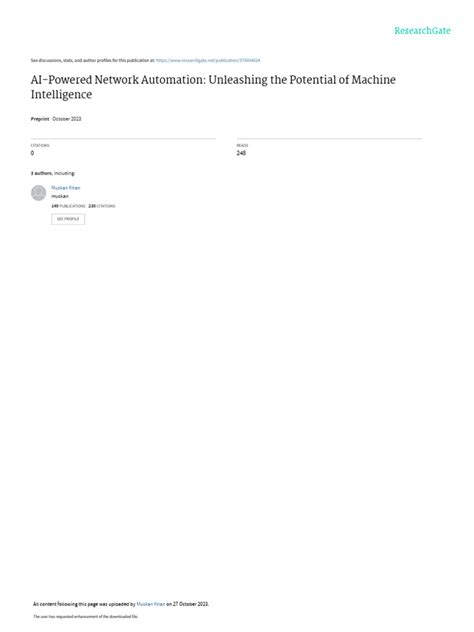 Ai Powered Network Automation 5 Pdf Artificial Intelligence Intelligence Ai And Semantics
